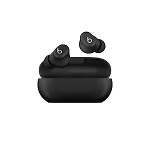 Beats Solo Buds - Wireless Bluetooth Earbuds | 18 Hours of Battery Life | Apple & Android Compatibility | Built-in Microphone - Matte Black (Renewed)