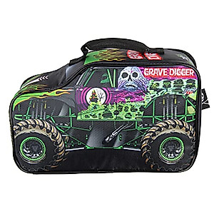 INTIMO Monster Jam Grave Digger Truck Shaped Insulated Big Large Work Lunch Box Bag