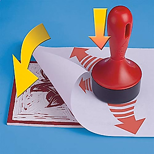 ESSDEE Mastercut Linoleum Carving Blocks - Stampmaking Printmaking Lino Carve - 100 x 100 x 4mm - Pack of 2