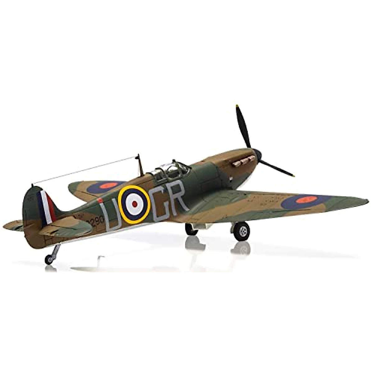 Airfix A01071B Supermarine Spitfire Mkia 1:72 Model Building Kit (36 Piece), Multicolor