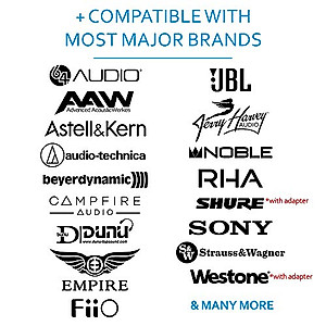 Final Audio Black+Black/Red Silicone Type E Eartips kit with Case and Nozzle Adaptor Compatible With 1More, AKG, Audio-Technica, Beats by Dre, Campfire Audio, Empire Ears, Shure, Sony, Westone (Multi)