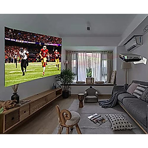 Mini Projector Wall Mount Angle Adjustable Projector Mount Load 8.8 lbs Length 7.9 in Rotation 360° Compatible with QKK, DR.J, DBPOWER, Anker, VANKYO, AAXA, Jinhoo, PVO, TMY, AuKing, Meer Projectors