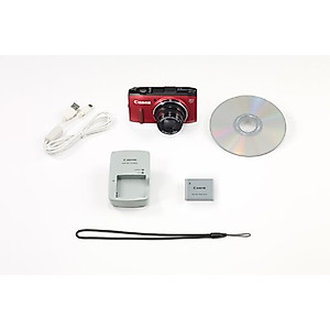 Canon PowerShot SX280 12MP Digital Camera with 20x Optical Image Stabilized Zoom with 3-Inch LCD (Red) (OLD MODEL)