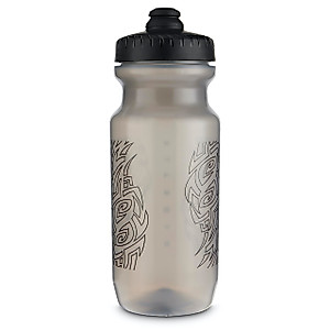 Peakline Sports - 2nd Gen Big Mouth Bike Water Bottle (21 oz) by Specialized Bikes (2-Pack) (Smoke/Black)