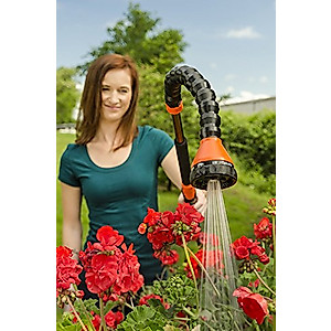 BLACK+DECKER BON-013 Lightweight Snake Wand with 9-Pattern Spray Head, Yellow