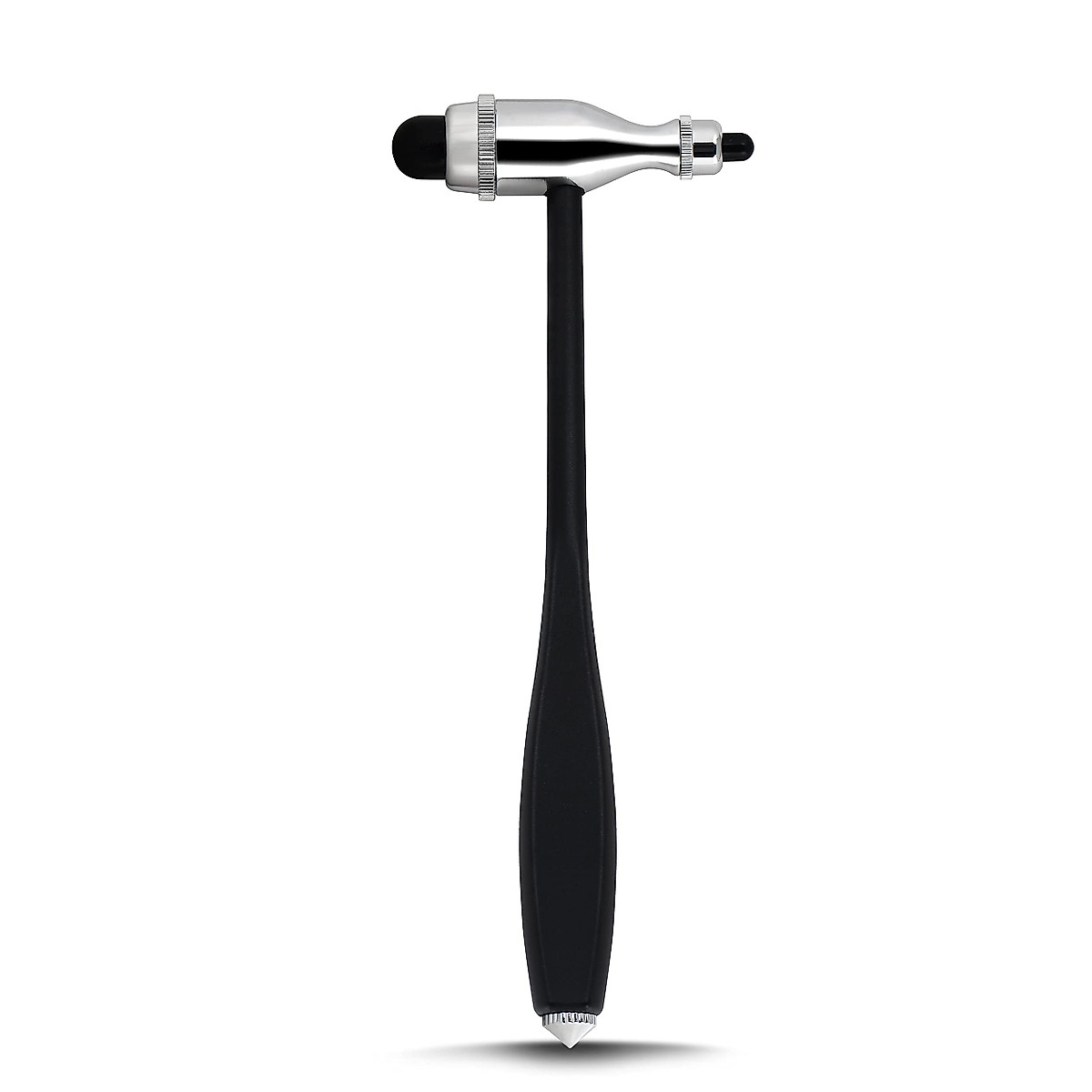 Tromner Reflex Hammer Neurological Medical Tool with Built-in Brush for Cutaneous and Superficial Responses — Light Percussion Reflex Hammer Medical Tool for Reflex Testing