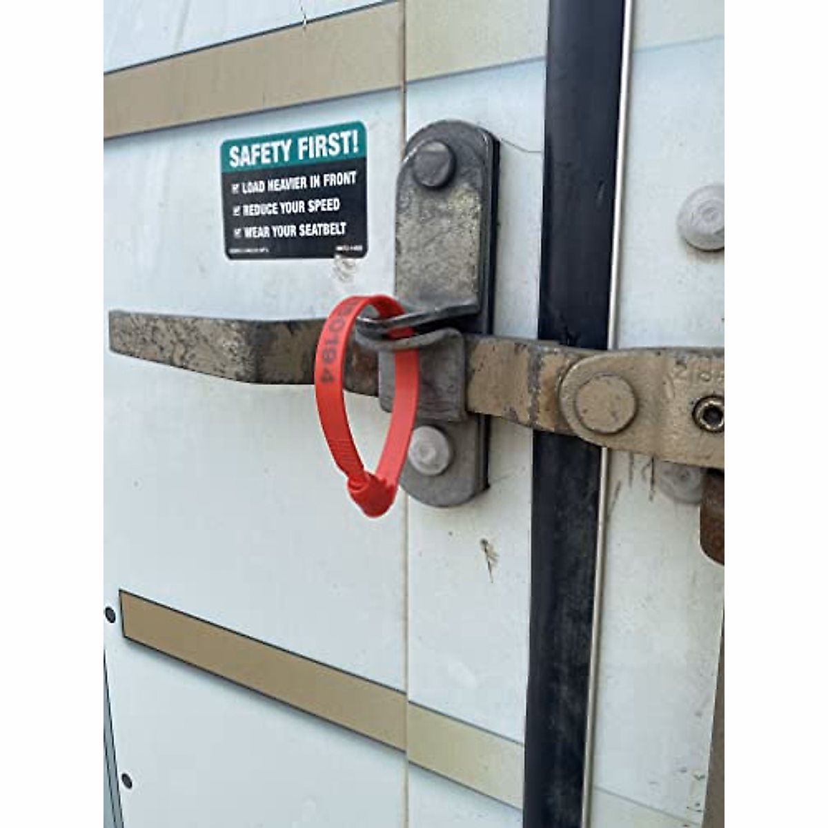 133 SUPPLY - 100 Red Plastic Truck Seals Red Trailer Seals - Freight Seals Load Seals Shipping Seals Security Seals Truck Seal Plastic Trailer Seal Shipping Container Seals Tamper Seals Security Tags