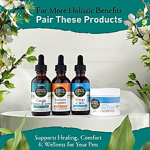 Earth Animal Herbal Remedies Cough, Wheeze & Sneeze for Dogs & Cats, 2 fl oz