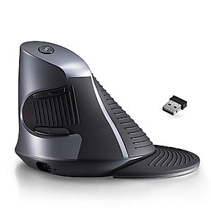DeLUX Wireless Ergo Keyboard with Backlit GM902PRO and Vertical Mouse M618GGX