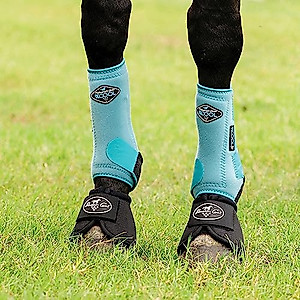 Professional's Choice Ballistic Overreach Bell Boots for Horses | Superb Protection, Durability & Comfort | Quick Wrap Hook & Loop | Sold in Pairs | Medium Raspberry