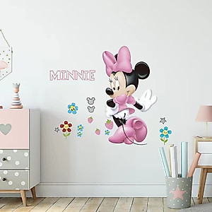 Minnie Mouse Large Wall Sticker for Girl's Room Decor Vinyl Decal