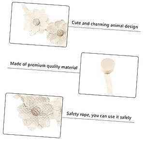 Uonlytech Flower Magnet Buckle Decked Accessories Elegant Flower Curtain Tieback Tie Backs Curtains Curtain Fixator Curtain Tiebacks for Draperies Magnetic Tiebacks Holdbacks Fashion Tie