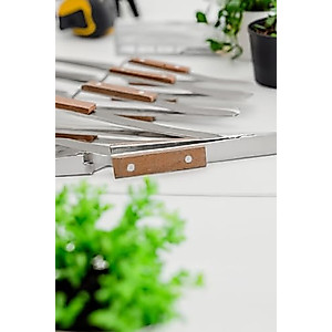 Fiber Grip Tweezers Jewelry Hobby Craft Soldering Fiber Grip Cross Locking Set Bent and Straight Tip 5 PCS By JTS