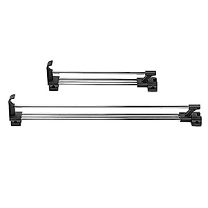 Hanging Closet Rod Expandable Storage Rack Adjustable Rod Poles for Hanging Clothes Indoor Outdoor houseware(30)