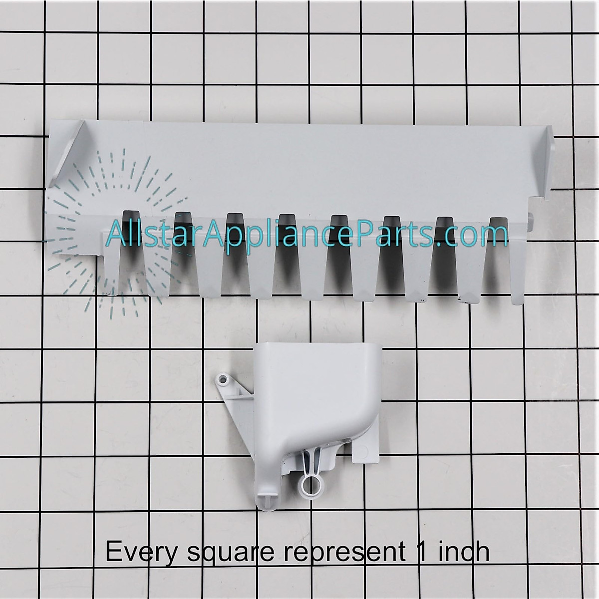 Allstar Appliance Parts W10297244 Refrigerator Ice Maker Stripper