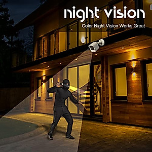 Wall Mount for Wyze Cam V3 , Outdoor and Indoor Weatherproof Protective Housing with 360 Degree Adjustable Mount Bracket, Home Security Camera System Accessories (WHITE-3Pack)