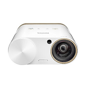 BenQ WXGA Wireless LED Internet Portable Projector ( i500 ), DLP, Short Throw, 75 inch @ 3.3ft, Bluetooth Speaker, Smart, Android, 3D, HDMI, USB , MHL, with Build-in Apps (YouTube, Kodi and more)