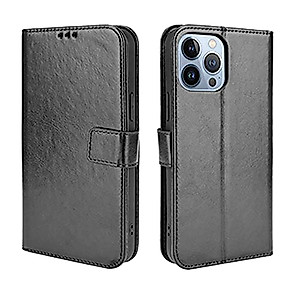 Fansipro Wallet Folio Case for LG V60 THINQ 5G, Premium PU Leather Slim Fit Cover for V60 THINQ 5G, 3 Card Slots, Feel Good, Black