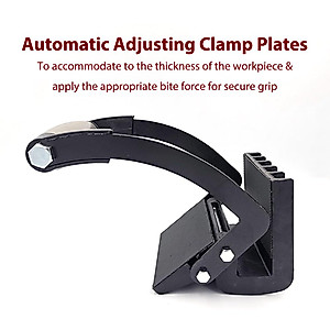 2PCS Plywood Carrier, Wood Panel Carrier,Drywall Lifting Carrying Tool,Synthetic Cement Board Gripper Clamp Lift Tool for Wood Plastic Glass Sheets, Clamping Thickness 3/4”, Capacity 100LBS each