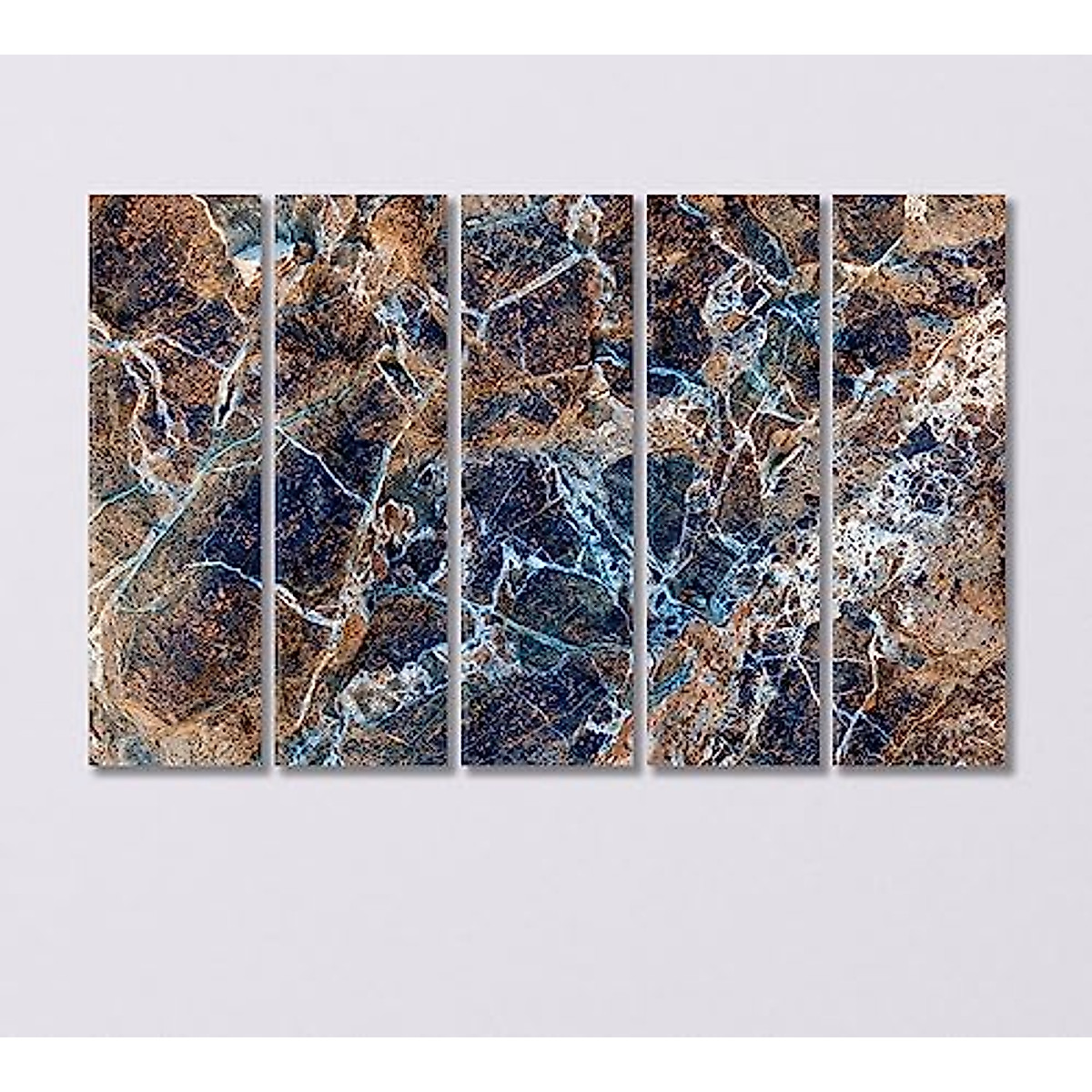 Natural Marble Stone Canvas Print 5 Panels / 36x24 inches