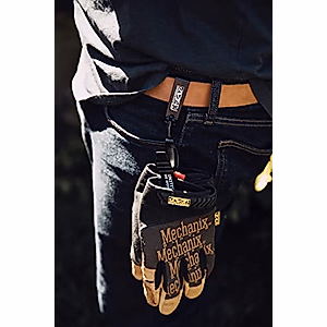 Mechanix Wear: Belt Glove Clips – Nonconductive Material, Detachable, Anti-Snap Design for Safety, Glove Clips for Construction, Electrical, Tactical, and Utility Work (Black)