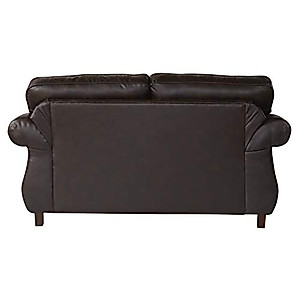 Roundhill Furniture Leinster Love Seats, Espresso