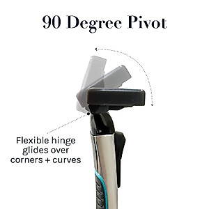 AOA Men's 6 Blade Razor Kit 7pcs in Kit Including 1pc Handle 5pcs Swedish Six-Blade Heads 1pc Stainless Steel Shower Hook Lubricating Aloe Vitamin E Strip for Comfortable Close Shave