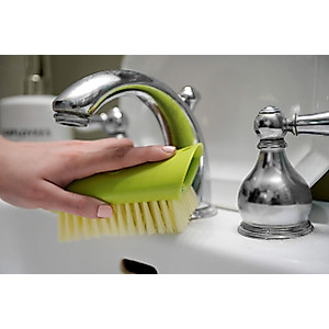 Full Circle Lean & Mean Household Scrub Brush, Green