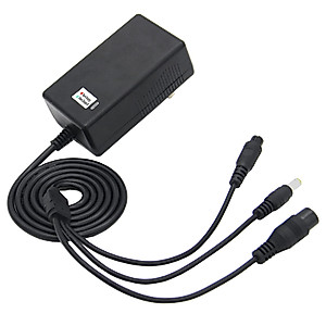 SANJOON 29.4V 1.5A Charger (3 Plugs) Suitable for 24V/29V Lithium Batteries. Quick and Intelligent Replacement of All Brands of 24 Volt Electric Scooters, Scooters, Earth Bikes, and Razors