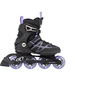 K2 Skate Alexis 80 Pro, 8.5,Black_Lavendar