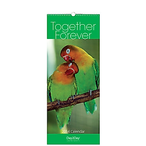Day2Day Deluxe Super Slim Calendar Month to View Together Forever