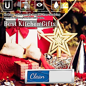 Clean Dirty Magnet for Dishwasher, Dishwasher Magnet Clean Dirty Sign, Super Strong Fridge Magnets, MUZPZ Dirty Clean Dishwasher Magnet Indicator for Kitchen Organization and Storage