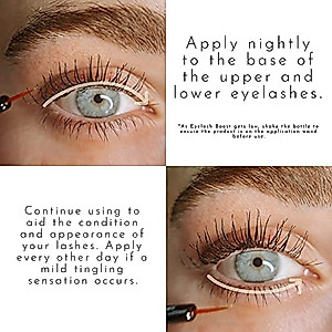 DIME Beauty Eyelash Boost Serum, Eyelash Serum, Lash Serum and Eyelash Serum for Healthier, Longer, Thicker Eyelashes, 1 Count