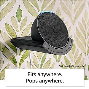 Echo Pop in Midnight Teal bundle with TP-Link Kasa Smart Color Bulb