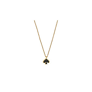 Kate Spade Everyday Spade Enamel Mini Pendant Black