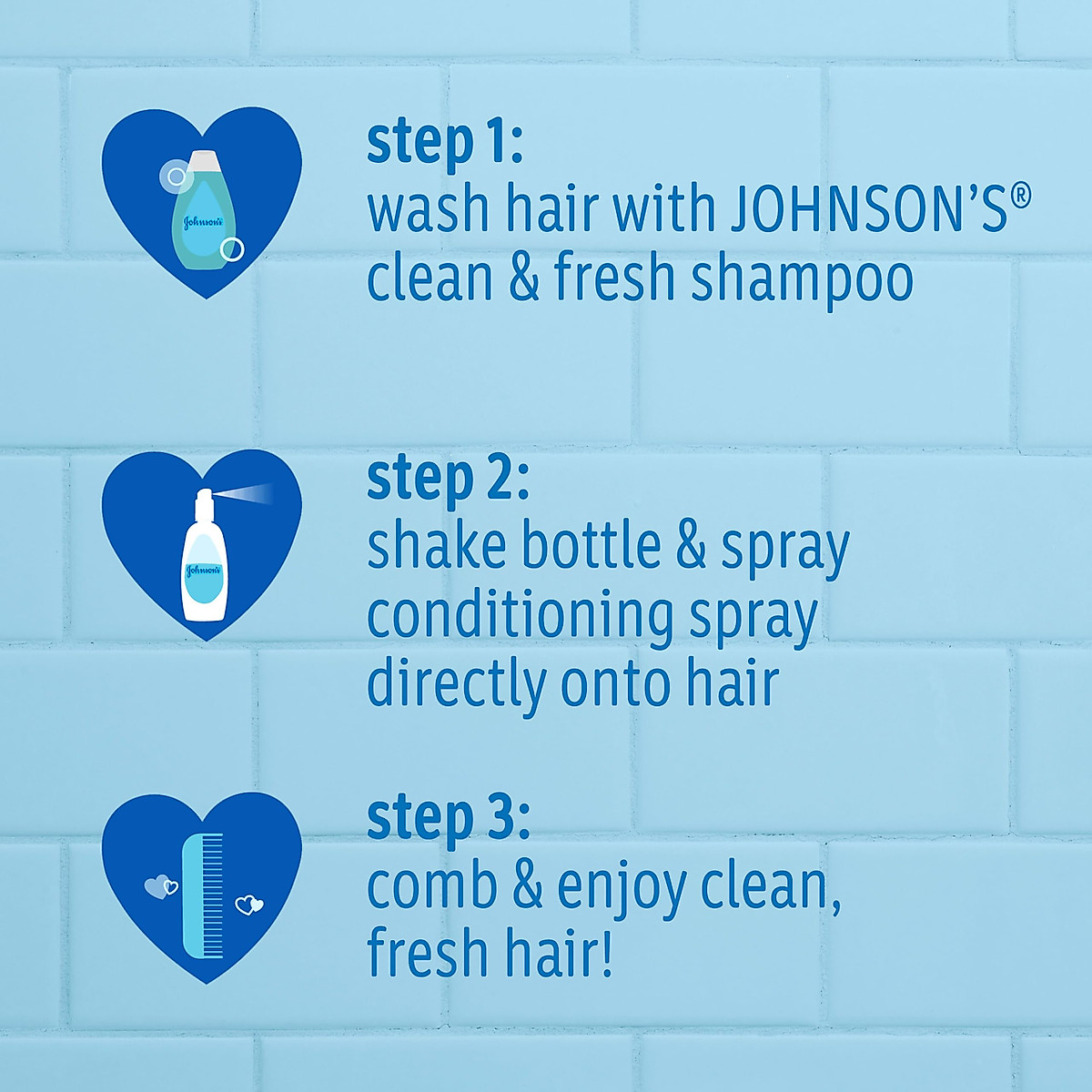 Johnson's Kids Clean & Fresh Children's Shampoo & Body Wash, Tear-Free, Paraben-, Sulfate- & Dye-Free, Hypoallergenic & Gentle on Toddlers' & Kids' Developing Hair, FreshBoost Scent, 13.6 fl. oz