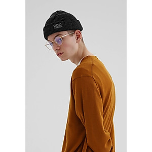 UNDERCONTROL Winter Fisherman Beanie Free Size Men Women - Unisex Stylish Plain Skull Hat Watch Cap (Charcoal)