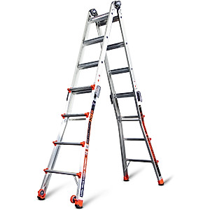 Little Giant Ladders 12017EN Revolution M17 Set, Silver, 4 x 4 ft