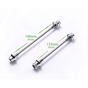 Hex Locking Skewer M5 Hex Head Anti Theft Quick Release Secure Lock Skewers Set Cycling Wheels Locking