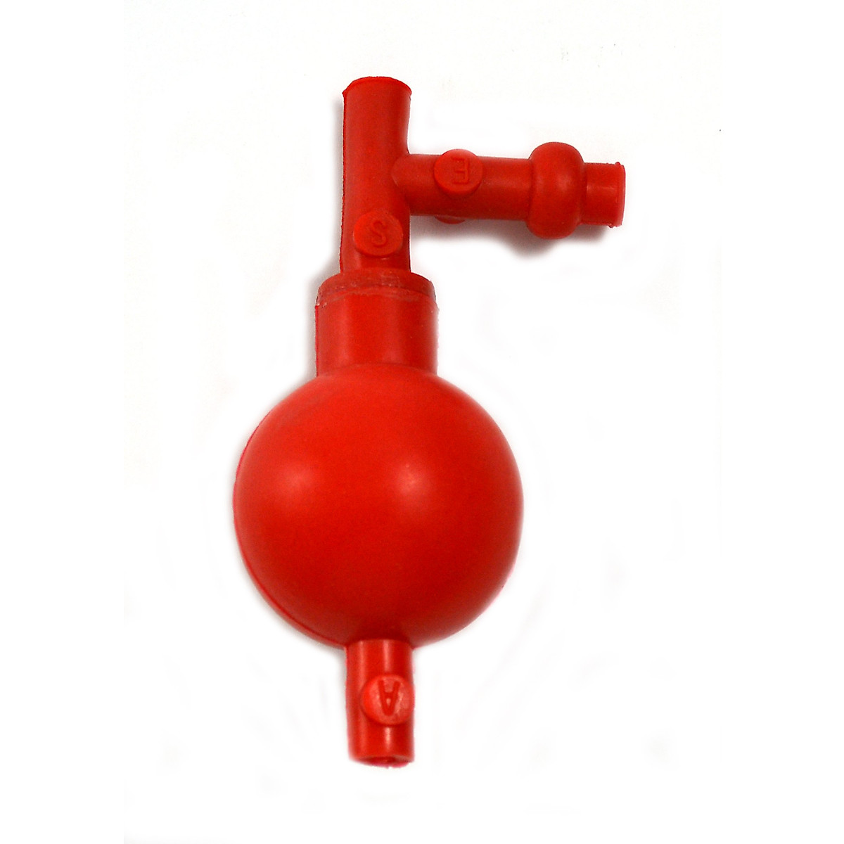 EISCO Pipette Filler, Silicon Bulb - 54mm Dia. Three Pinch Valves - Suitable for Noxious Solutions