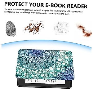 Gadpiparty Leather Reader Case 2pcs Case Reader Case E- E- Shell Ereaders Chic Case Anti-Falling E- Case Creative E-Reader Safety Pu Ultra Light Practical E- Reader E- Case