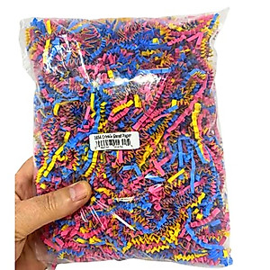 Bonka Bird Toys 1654 Crinkle Shred Paper Foraging Foot Stuff Multicolored Parrot Budgie Finch
