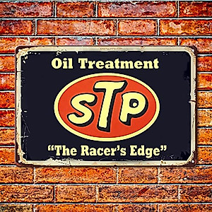 Vintage Metal Tin Signs Retro Garage Signs For Men Wall Decorations Old Car Shop Posters Oil And Gas Station Sign Man Cave Decor 5 Pces 8×12 Inch