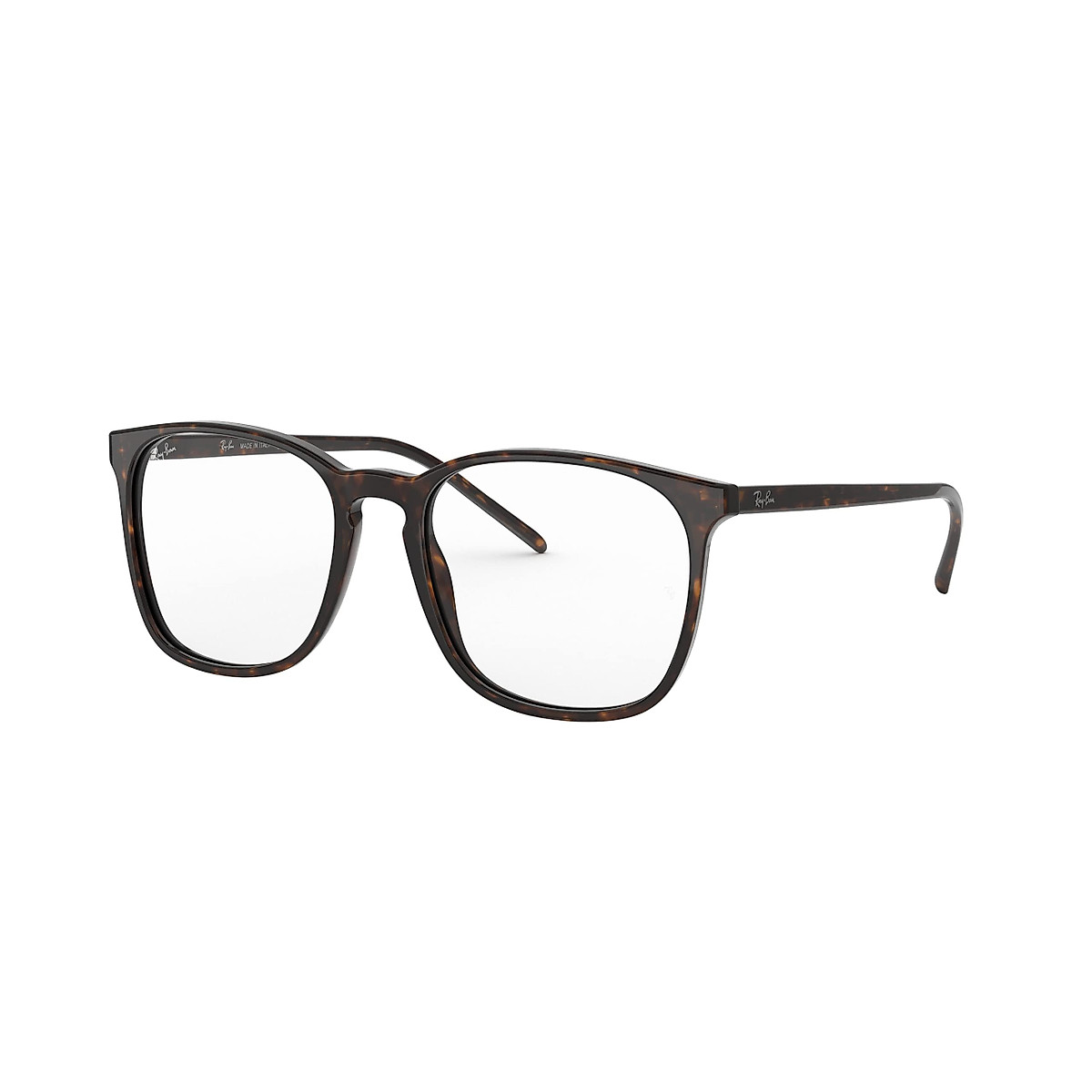 Ray-Ban RX5387 Square Prescription Eyeglass Frames, Havana/Demo Lens, 54 mm