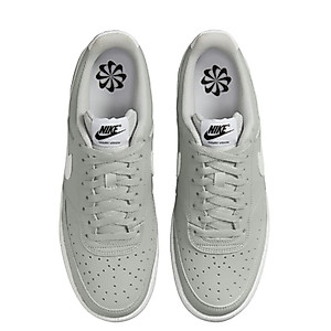 Nike Mens Court Vision Low Basketball Shoes (1) Grey/White, 12