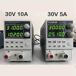 5 Bit High Precision DC Power Supply 150W 30V 5A,Voltage Current Protection, DC Regulated Power 30V 10A,Charging OVP OCP(30V 5A 150W,220V EU)