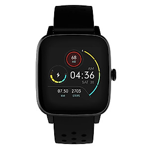 Supersonic SC-175SWT 1.4-inch HD Touch Screen Smartwatch with Body Temperature Monitor, Health Monitoring, 100+ Watch Faces, Multi-Sport Tracking, IP68 Waterproof for Android and iOS iPhone