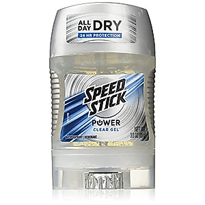 Speed Stick Anti-Perspirant Deodorant Power Clear Gel 3 oz (Pack of 5)
