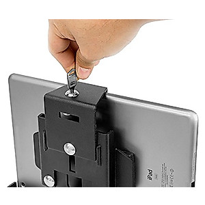ARKON Mounts - Locking Aluminum Tablet Mount | Unmatched Security | Adjustable Tablet Stand with Key Lock for E-Log | Versatile Compatibility | Fits Tablet 7-10 Inches including Ipad and Galaxy Series