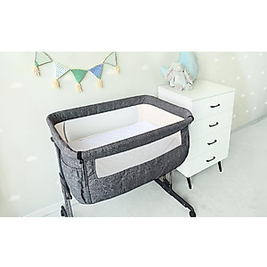 Waterproof Cradle Bassinet Mattress Protector, Fit for 36" × 18" Standard Cradle Bassinet Mattress, Ultra Soft Breathable, Viscose Made from Bamboo Surface, 2 Pack, Washer & Dryer